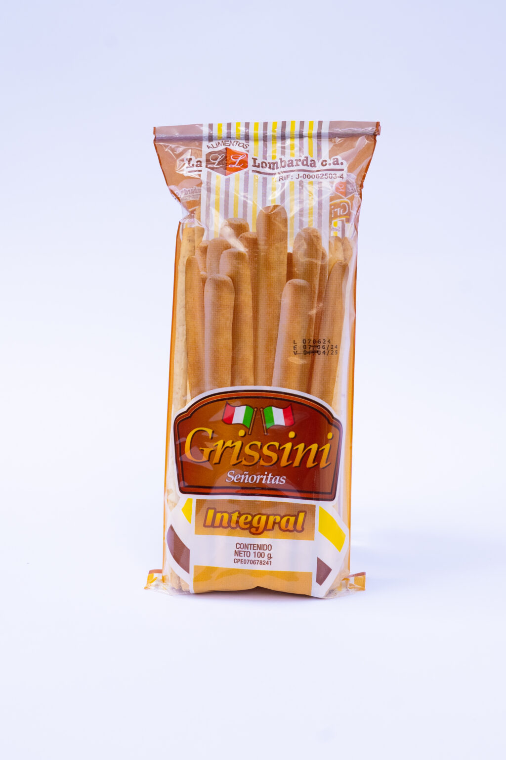 Grisini Integral - Alimentos la Lombarda